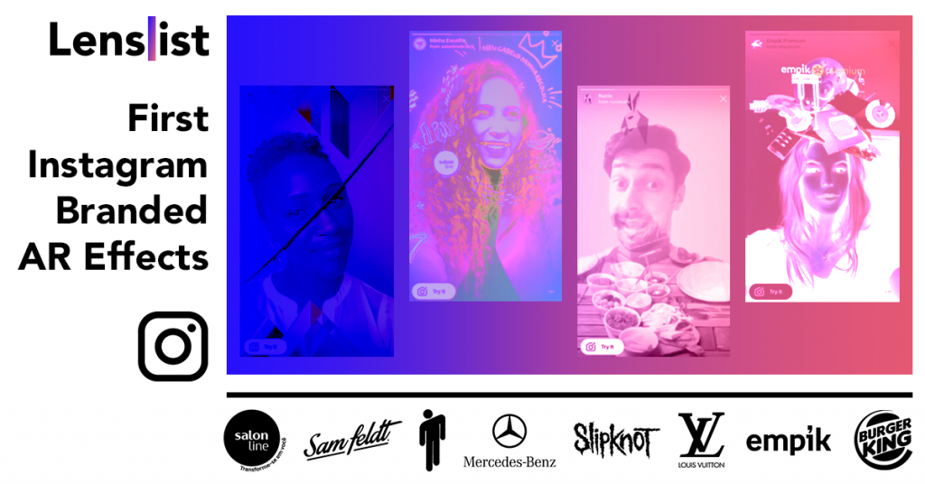 First Instagram Branded AR Effects Lenslist Blog